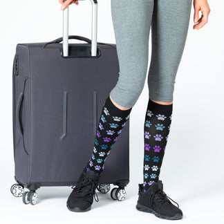 Paw Print Compression Socks | The Animal Rescue Site
