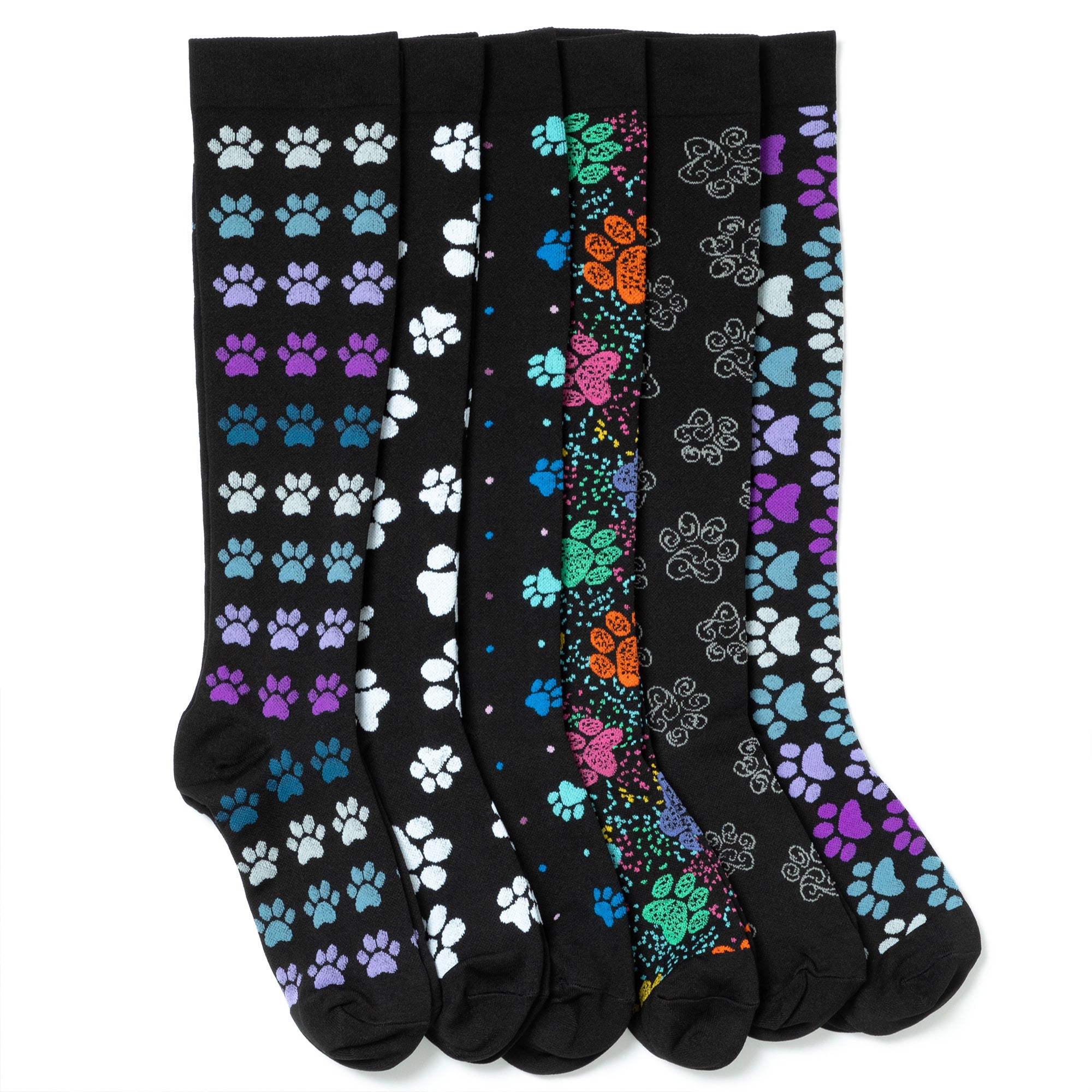 Paw Print Compression Socks | The Animal Rescue Site
