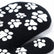 Pretty Paw Print Fleece-Lined Mittens | The Animal Rescue Site