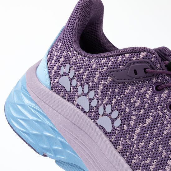 Paw Print Cushioned Walking Shoes with Bungee Laces | The Animal Rescue ...