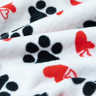 Paw Print Bath Hand Towels - Set of 2 | The Animal Rescue Site