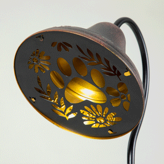 Solar Paw Print Lamp Garden Stake | The Animal Rescue Site