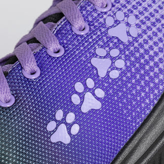 Ombre Paw Print Walking Shoes | The Animal Rescue Site