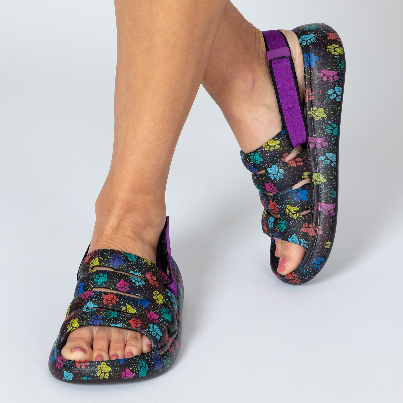 Paw Print Slingback Convertible Sandals | The Animal Rescue Site