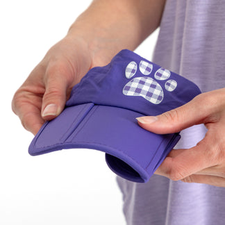 Paw Print Foldable Lightweight Baseball Cap | The Animal Rescue Site