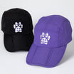 Paw Print Foldable Lightweight Baseball Cap | The Animal Rescue Site