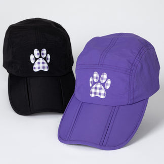 Paw Print Foldable Lightweight Baseball Cap | The Animal Rescue Site