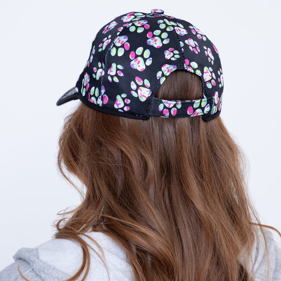 Colorful Paw Prints Baseball Hat | The Animal Rescue Site