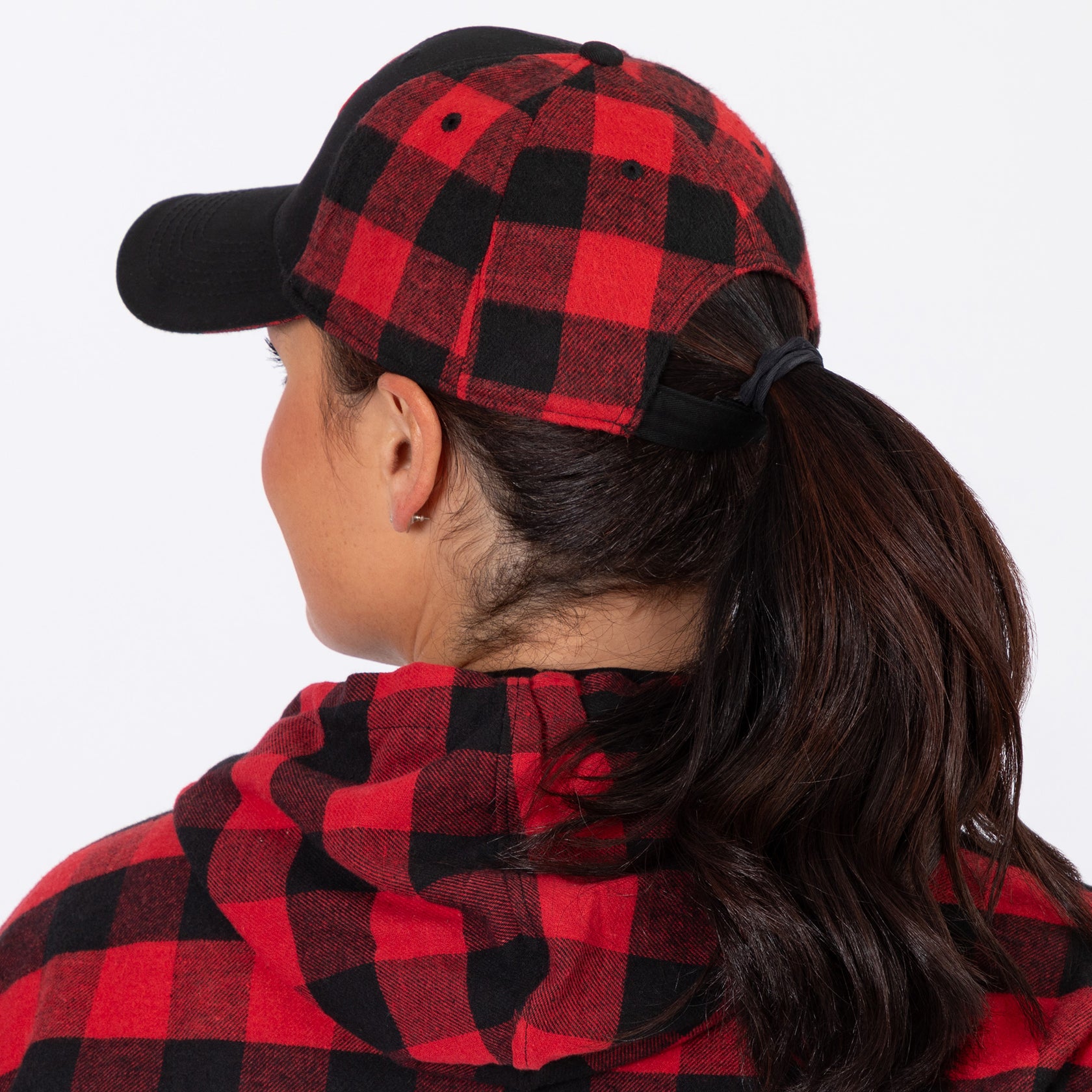 Paw Print Plaid Baseball Hat | The Animal Rescue Site