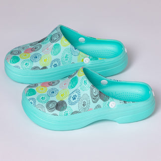 Paw Print Indoor/Outdoor Clog Slipper Shoes | The Animal Rescue Site