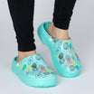 Paw Print Indoor/Outdoor Clog Slipper Shoes | The Animal Rescue Site