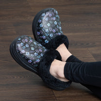 Paw Print Indoor/Outdoor Clog Slipper Shoes | The Animal Rescue Site