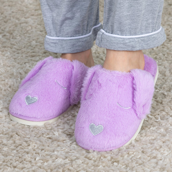 Floppy Ear Dog Fuzzy Slippers | The Animal Rescue Site