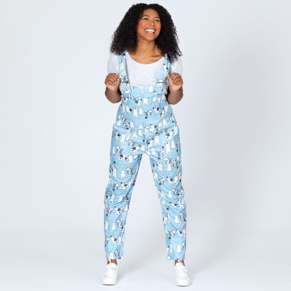 Fun Loving Cat Overalls | The Animal Rescue Site