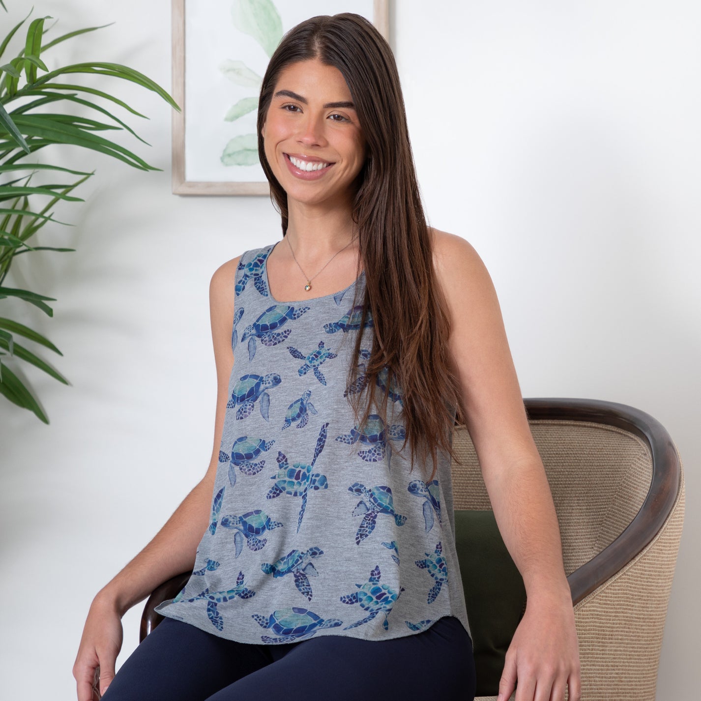 All Over Turtle Tank Top | The Animal Rescue Site