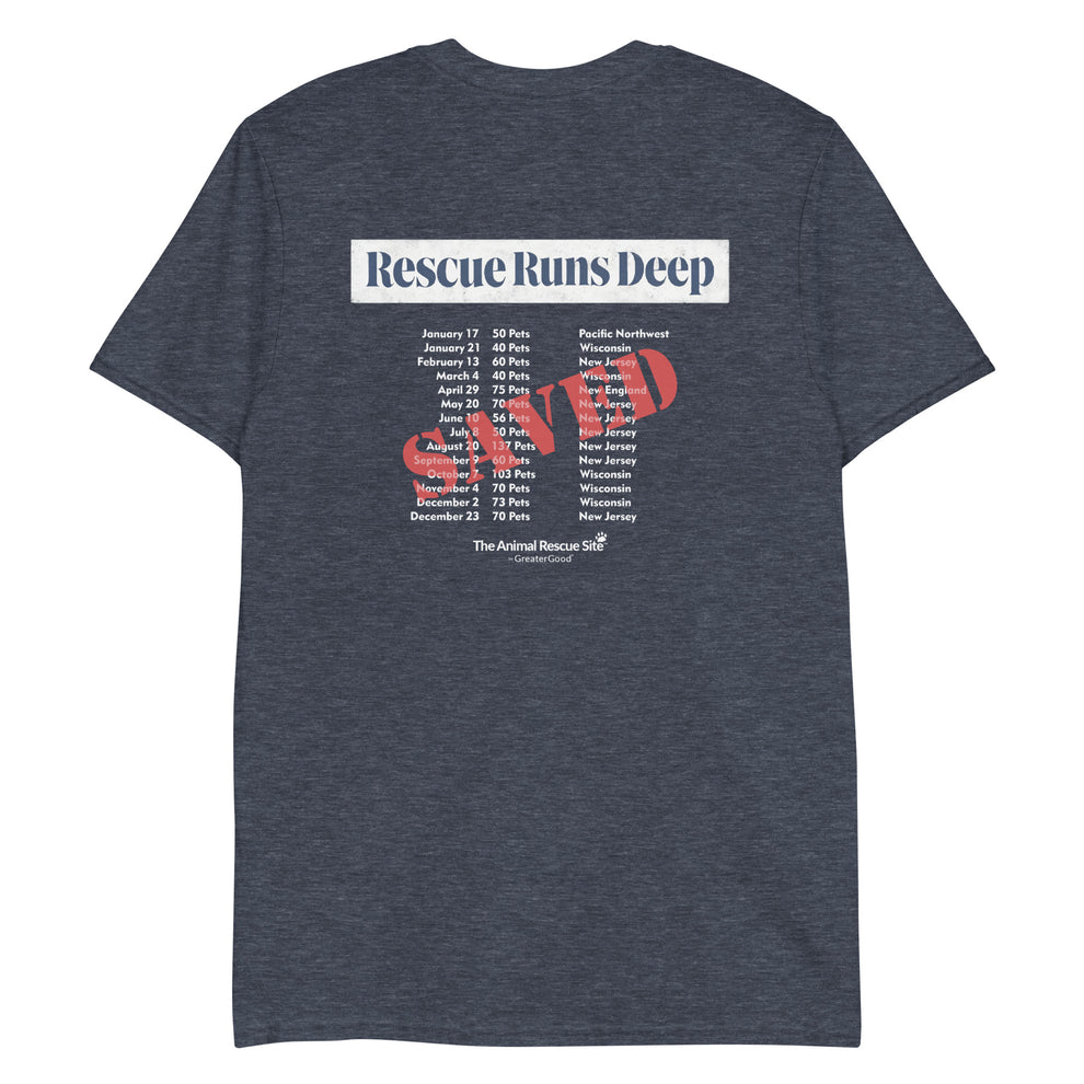 Rescue Runs Deep: Flight To Freedom T-Shirt | The Animal Rescue Site