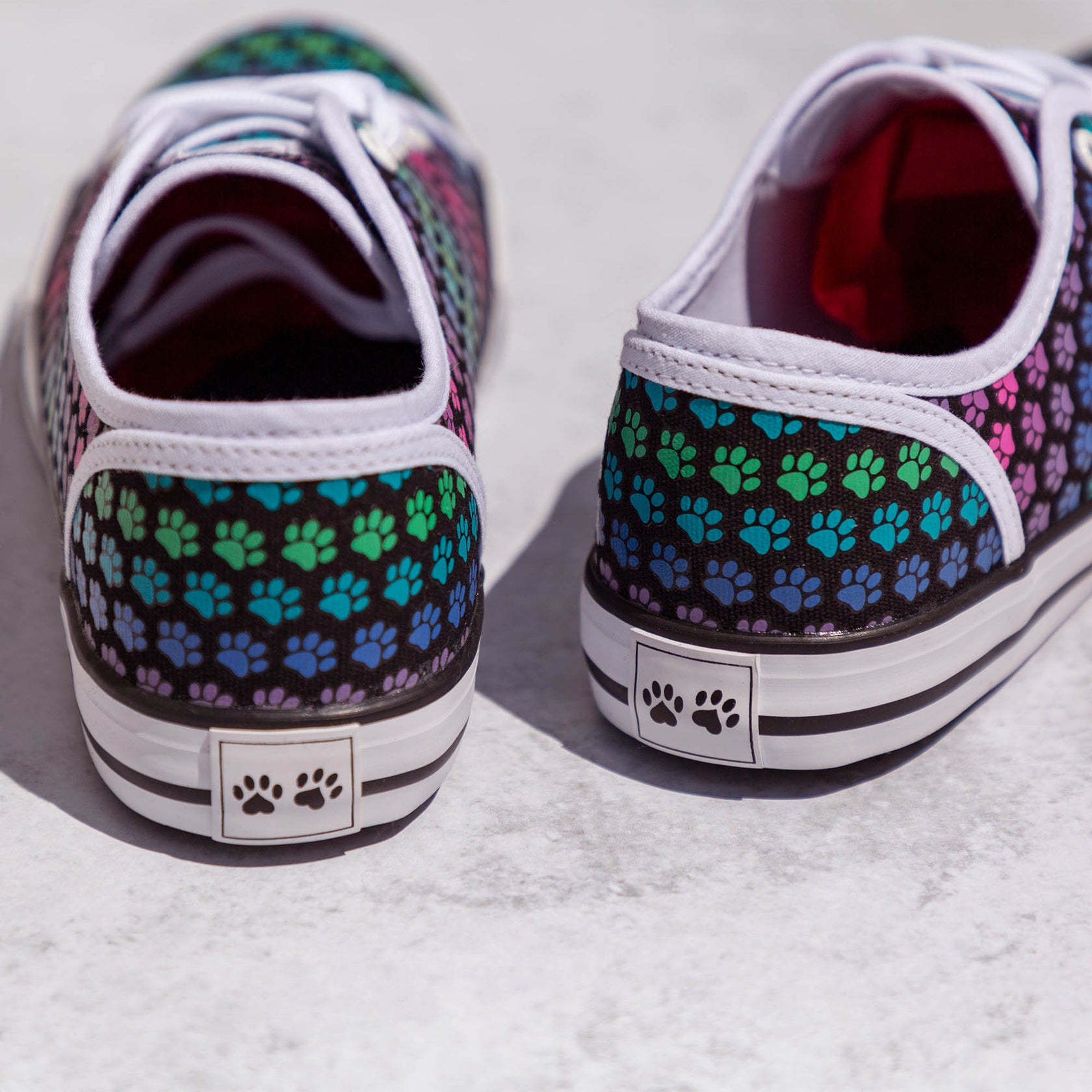 Paw Print Sneakers for Animal Lovers | The Animal Rescue Site
