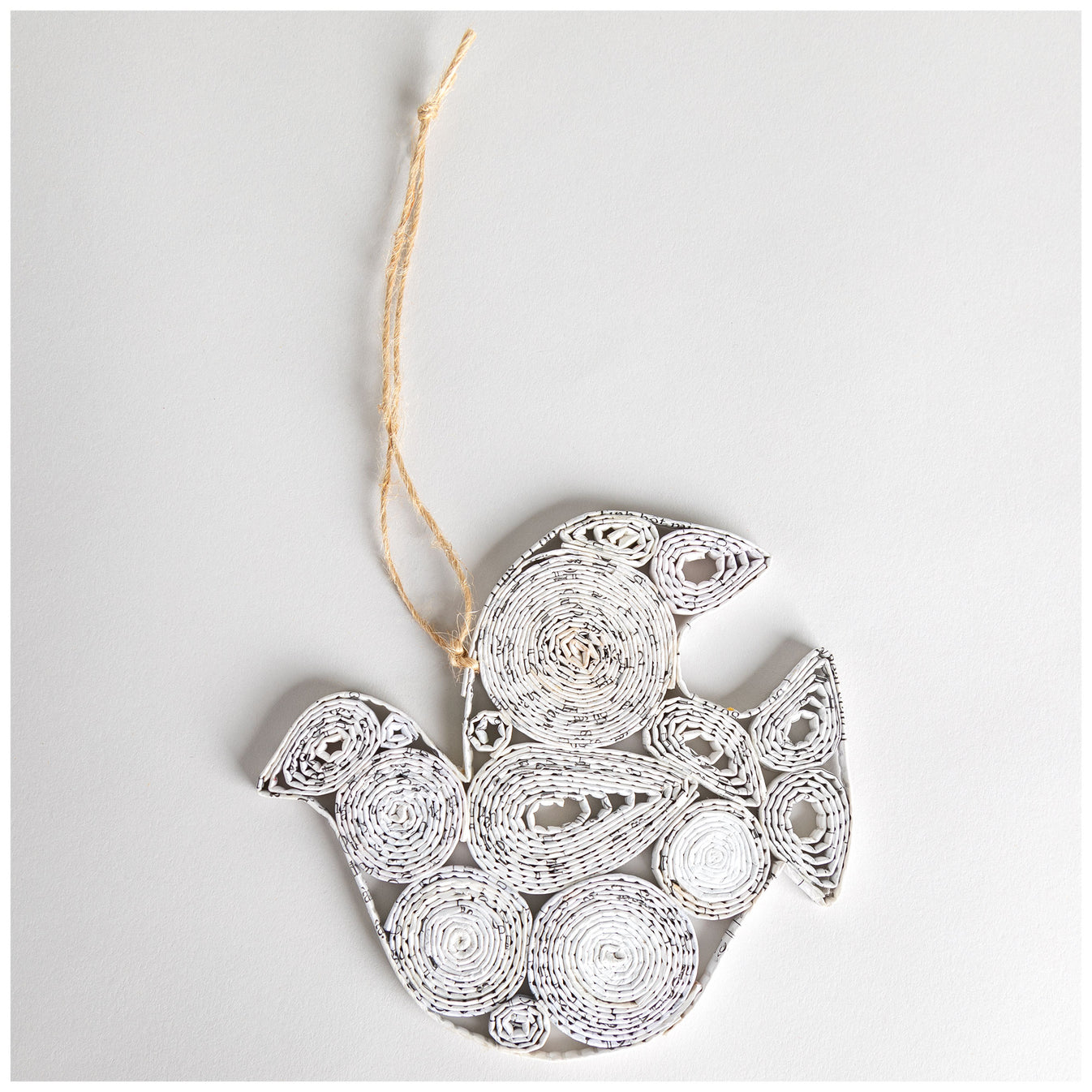 Recycled Magazine Christmas Tree Ornament | The Animal Rescue Site