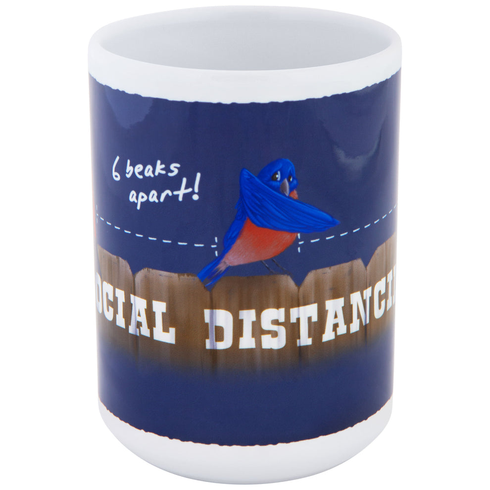 Social Distancing Bird Mug | The Animal Rescue Site