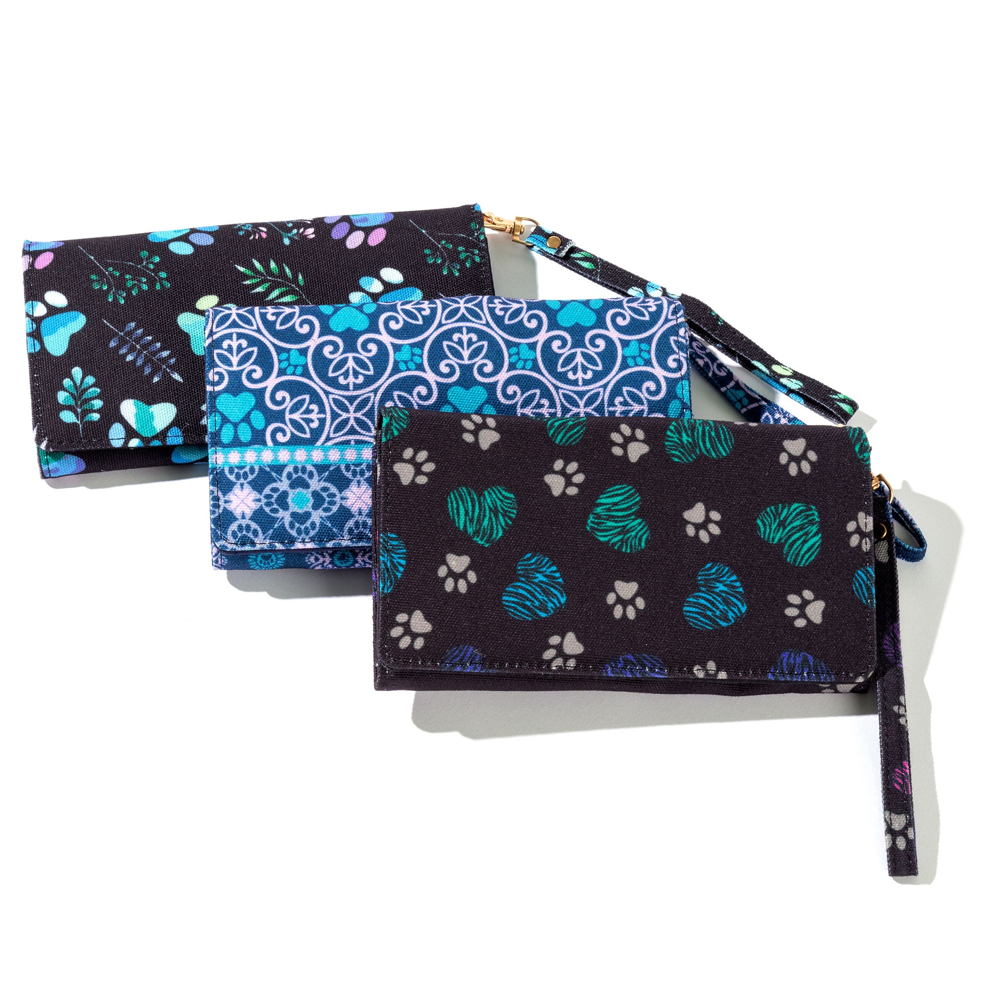 Canvas Paws Wristlet Wallet | The Animal Rescue Site