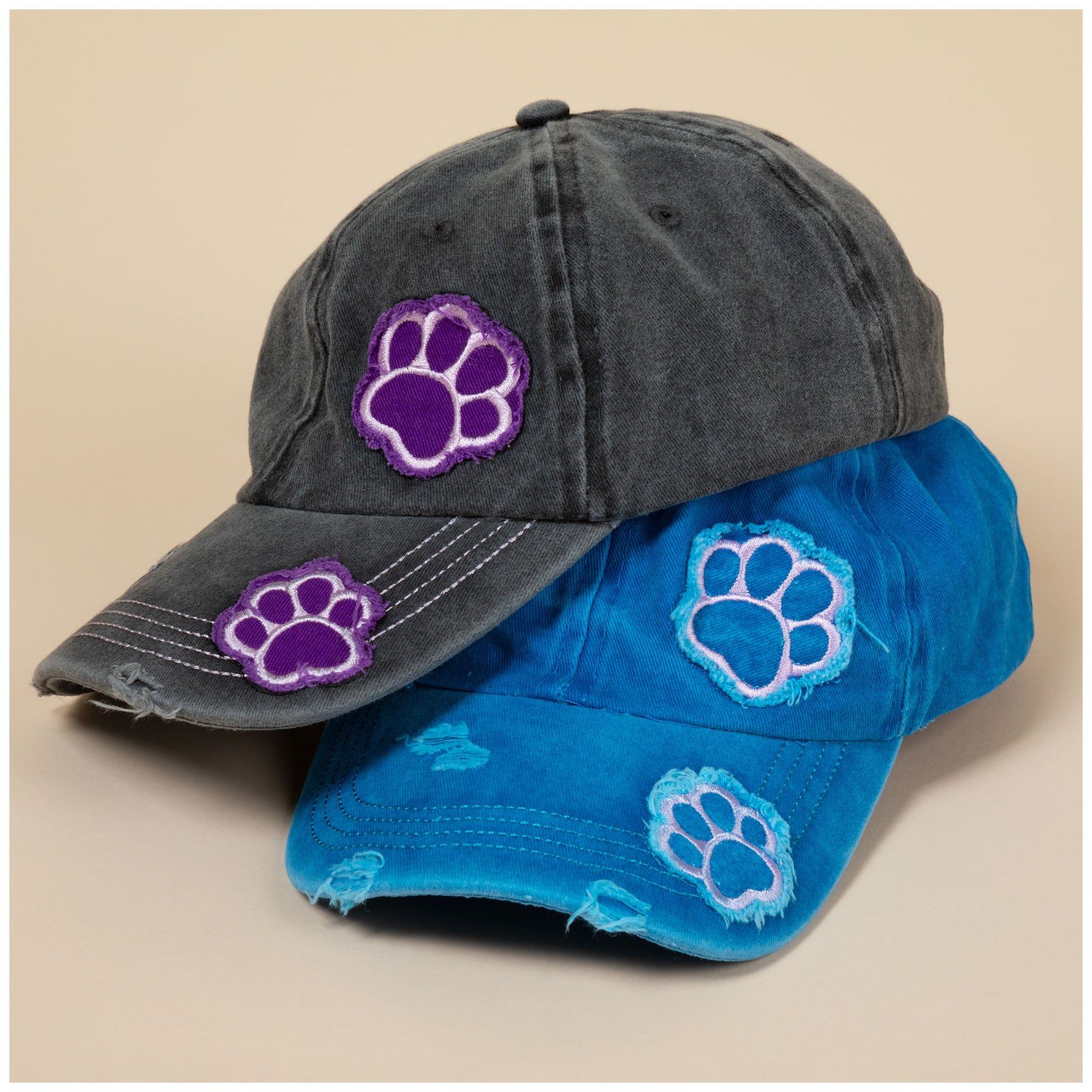 Paw Print Baseball Hat | The Animal Rescue Site