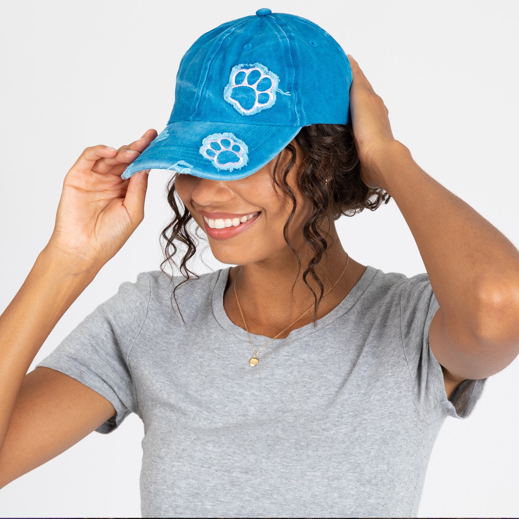 Paw Print Baseball Hat | The Animal Rescue Site