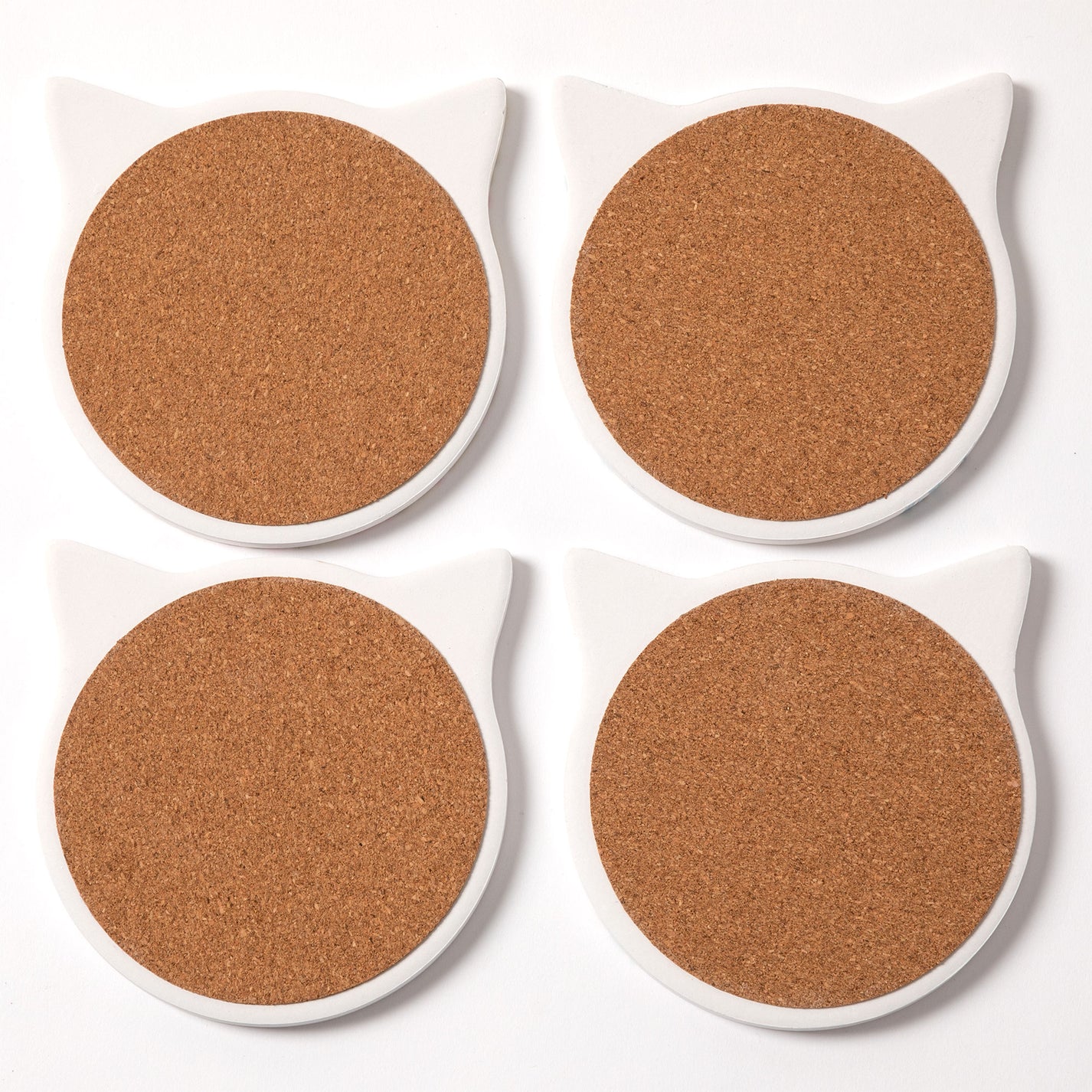 Cat Beauty Water Absorbent Coasters - Set of 4 | The Animal Rescue Site