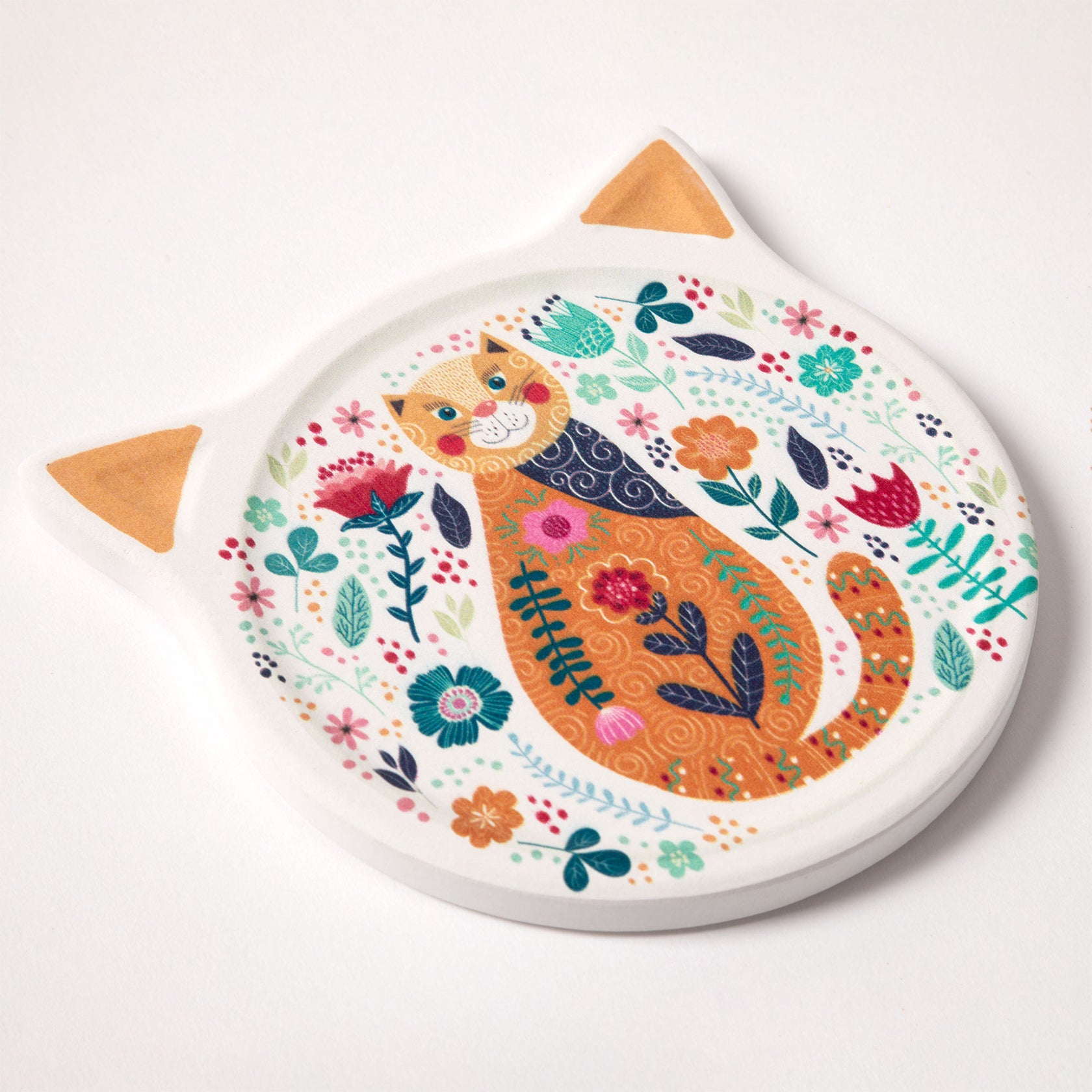 Cat Beauty Water Absorbent Coasters - Set of 4 | The Animal Rescue Site