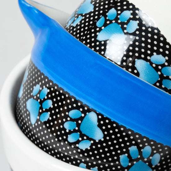 Paw Prints Ceramic Measuring Cup Set | The Animal Rescue Site