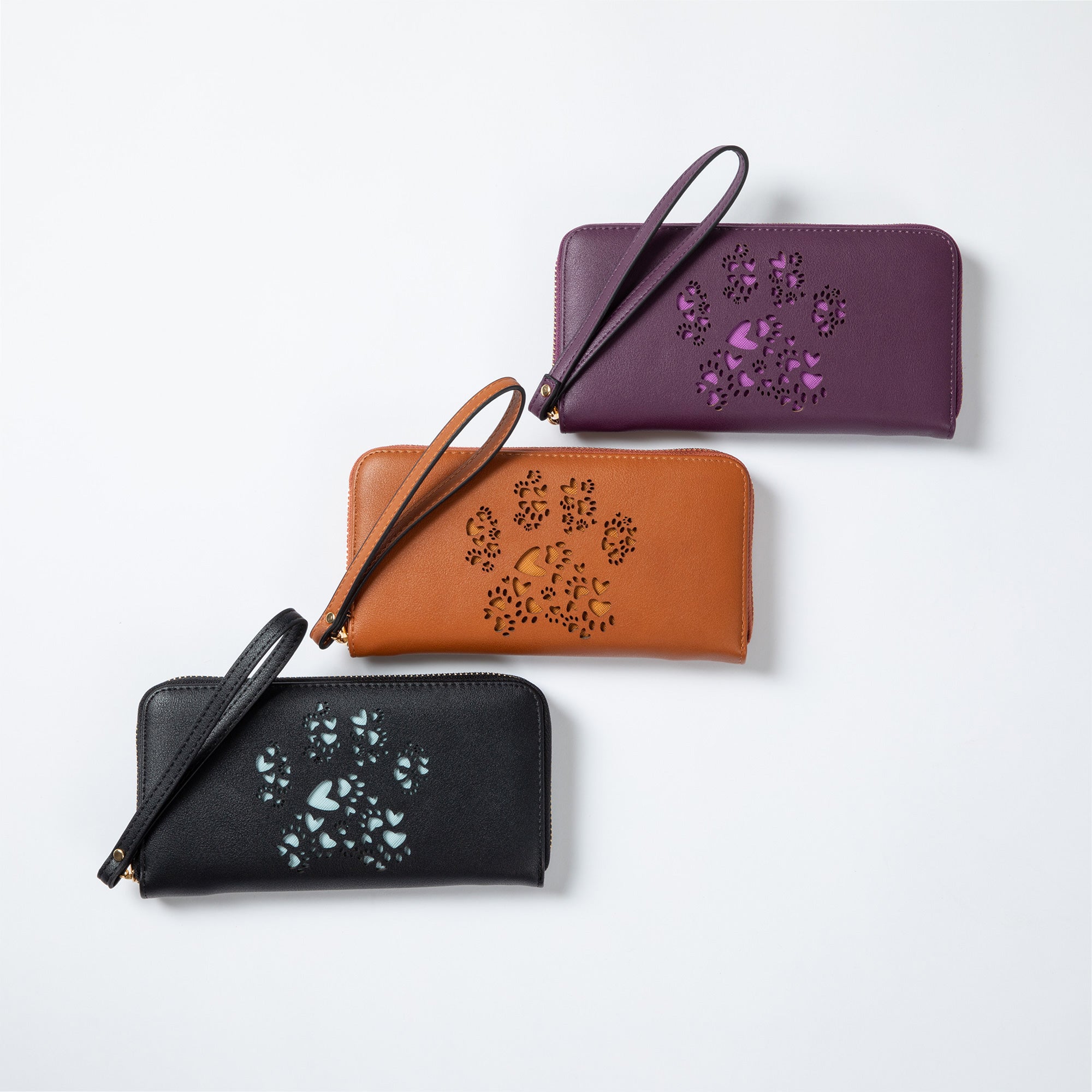 Pawfect Heart Cut-Out Wallet Wristlet | The Animal Rescue Site