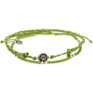 Paw Print Birthstone Anklet Set | The Animal Rescue Site