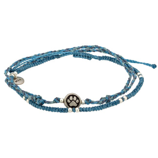 Paw Print Birthstone Anklet Set | The Animal Rescue Site