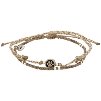 Paw Print Birthstone Anklet Set | The Animal Rescue Site