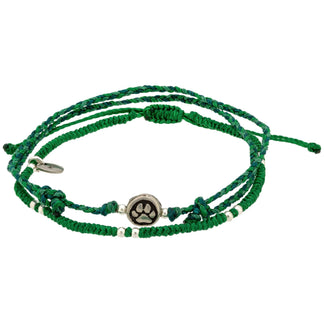 Paw Print Birthstone Anklet Set | The Animal Rescue Site