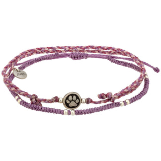 Paw Print Birthstone Anklet Set | The Animal Rescue Site
