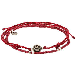 Paw Print Birthstone Anklet Set | The Animal Rescue Site