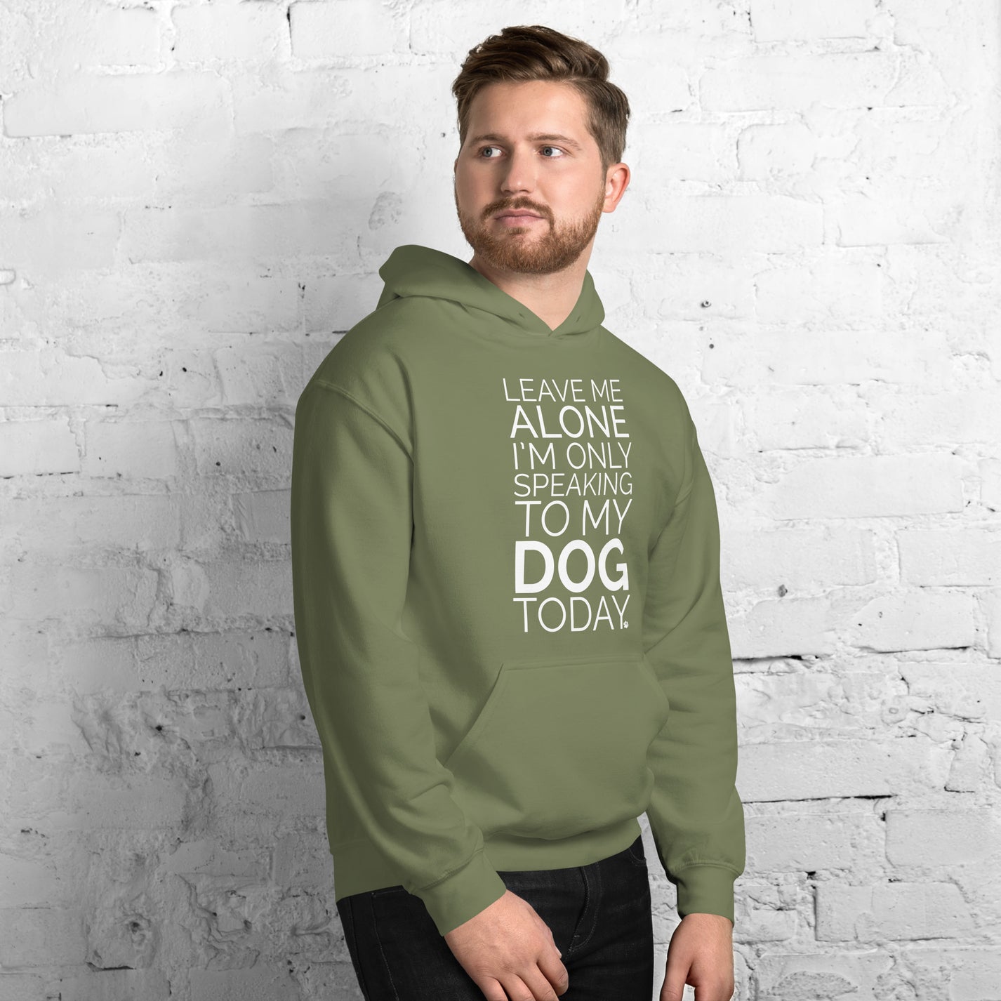 Leave Me Alone Dog Hoodie | The Animal Rescue Site